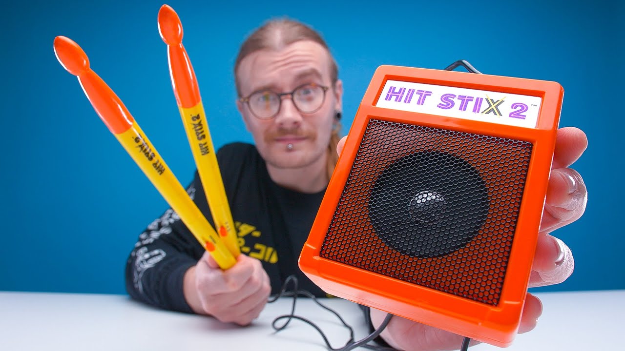 Hit Stix, the First Ever Air Drum Toy | LOOTd Unboxing - YouTube