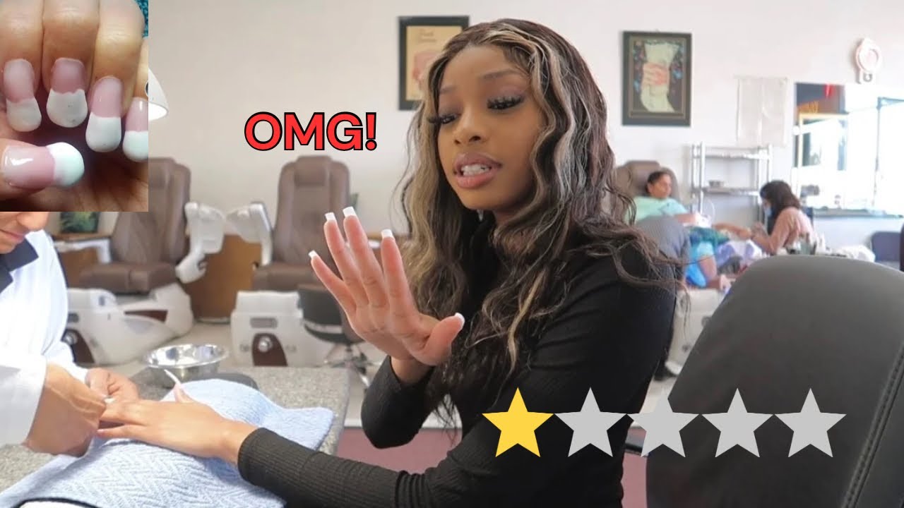 GOING TO THE WORSE REVIEWED NAIL SALON IN MY CITY…Omg - YouTube