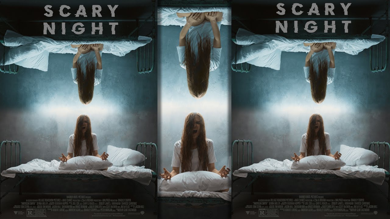 Create a horror movie poster design in photoshop cc || photoshop ...