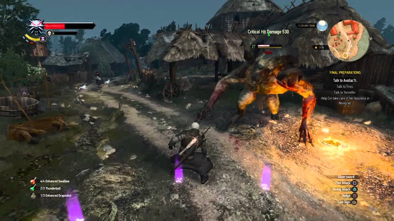 The Witcher 3: Wild Hunt - DON'T KILL THE COWS, UNENDING HORDE - YouTube