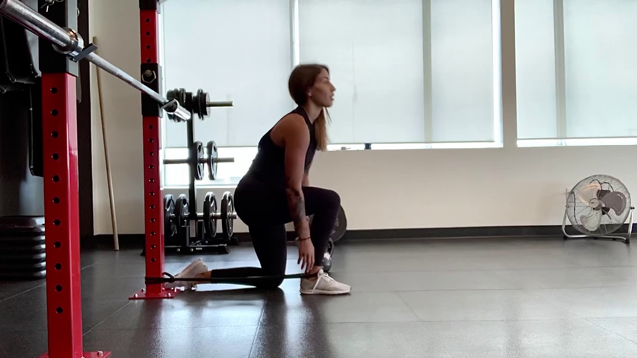 Banded ankle mobility - YouTube