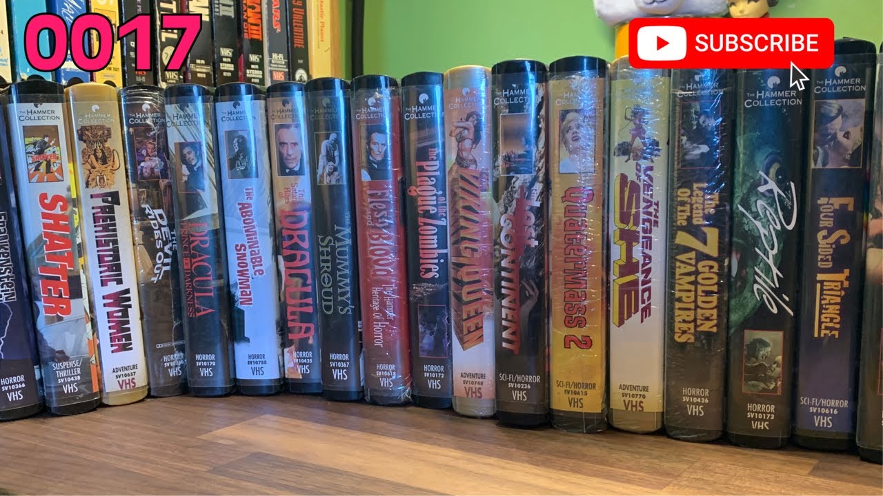 RETRO HAULS [0017] HAMMER Clamshell VHS Collection [#haulvideo #VHS # ...
