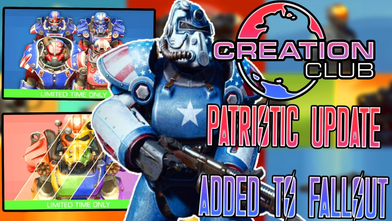 PATRIOTIC UPDATE ADDED TO FALLOUT 4'S CREATION CLUB! - YouTube