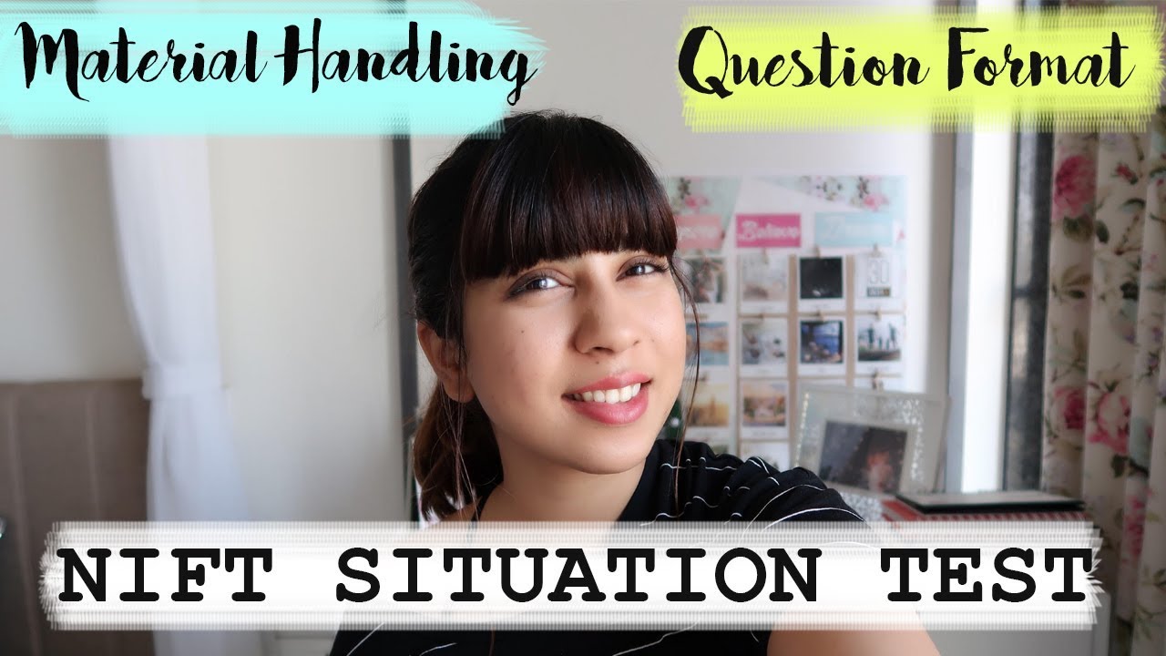 NIFT Situation Test Material and Question Format Type - YouTube