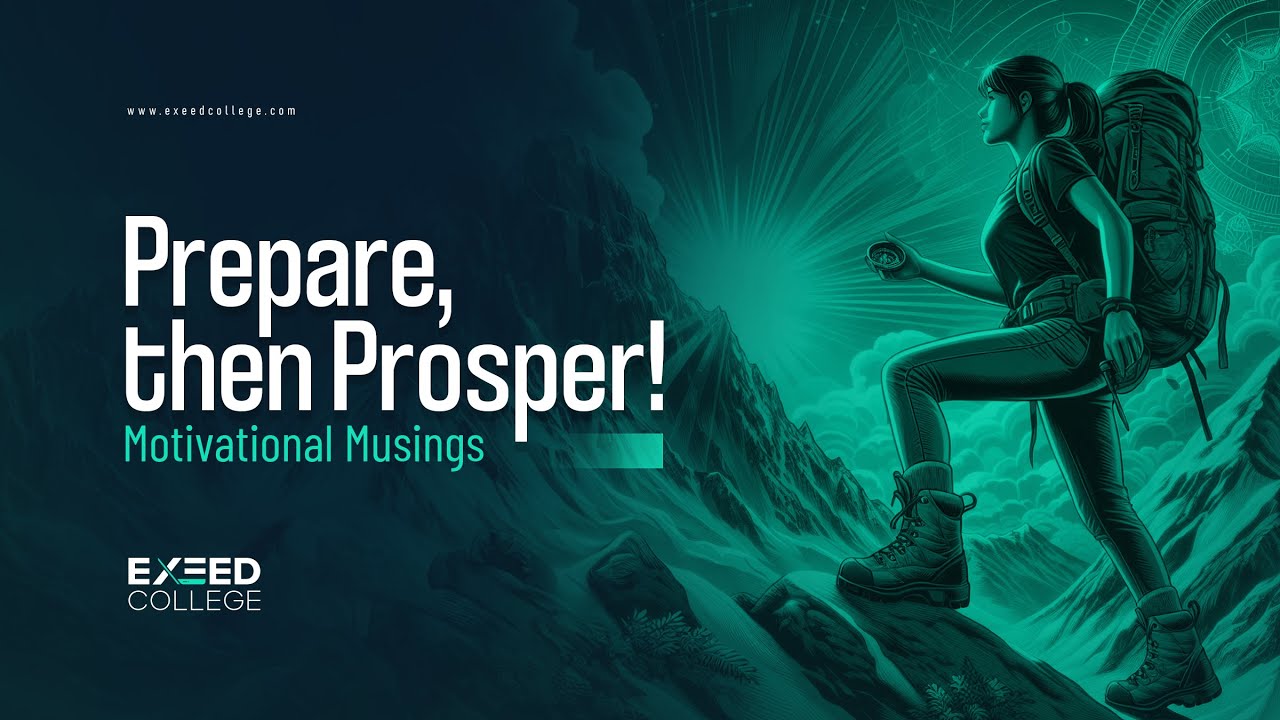Prepare, then Prosper! | Motivational Musings - YouTube