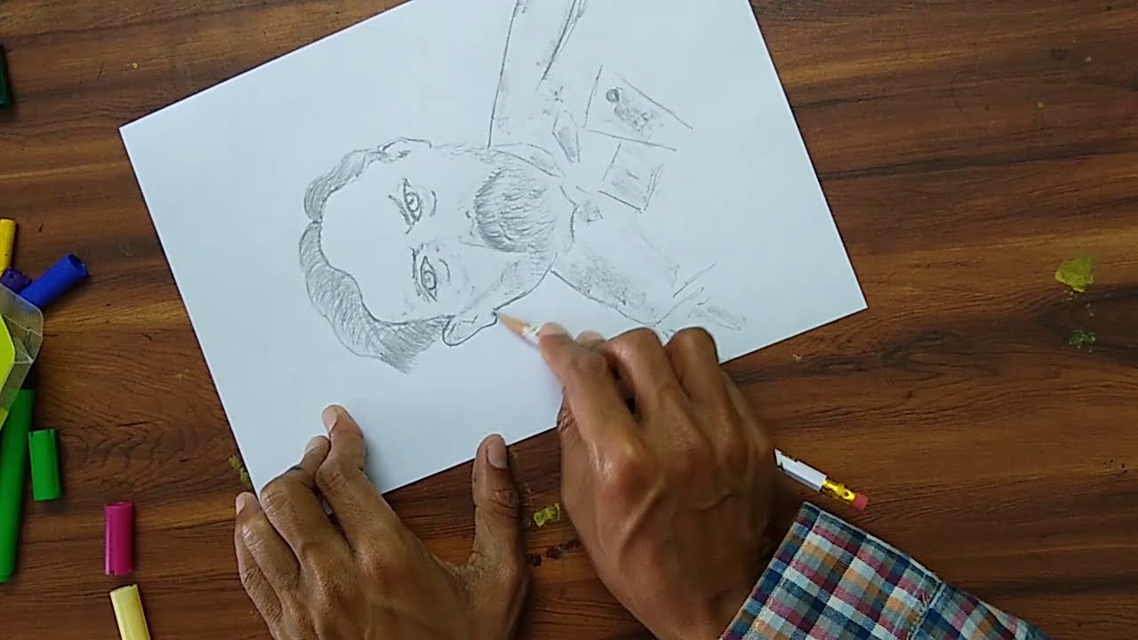 How To Draw Louis Pasteur - YouTube
