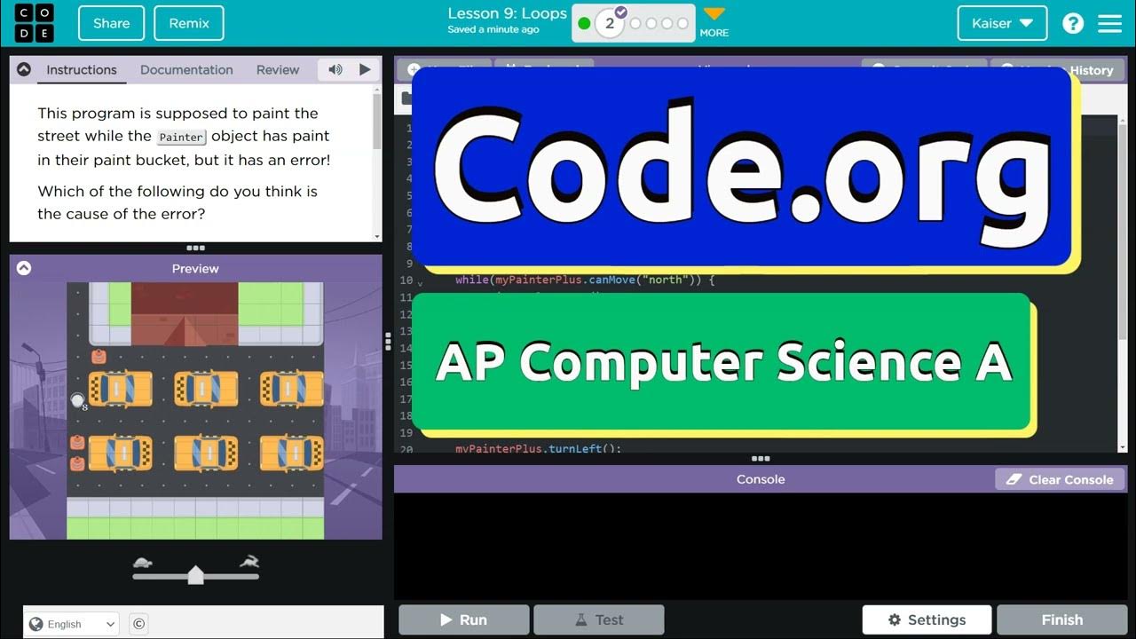 Lesson 92 Loops Tutorial With Answers Unit 1 Computer Science A Csa Youtube