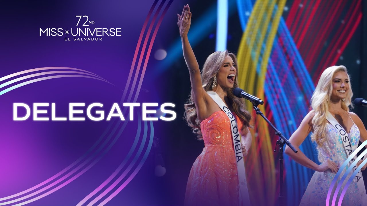 72nd MISS UNIVERSE - Delegate Intros | Miss Universe - YouTube