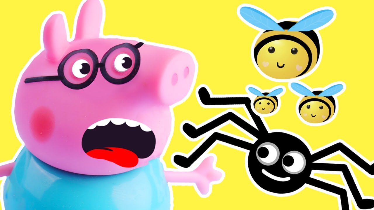 PEPPA PIG CHANNEL | daddy Pig and Bee Spider | New Piggy Story for Kids ...