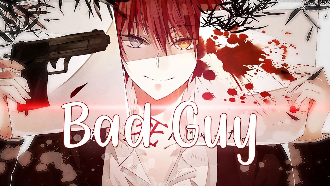 Nightcore bad guy / Lyrics (Cover by Blue.D) - YouTube