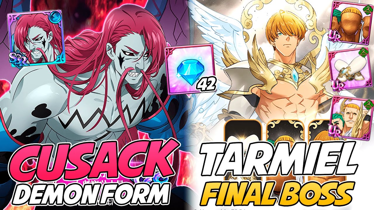 💎42💎 *NUEVO* BOSS ARCANGEL TARMIEL Y CUSACK FORMA DEMONIO - 7DS Grand ...