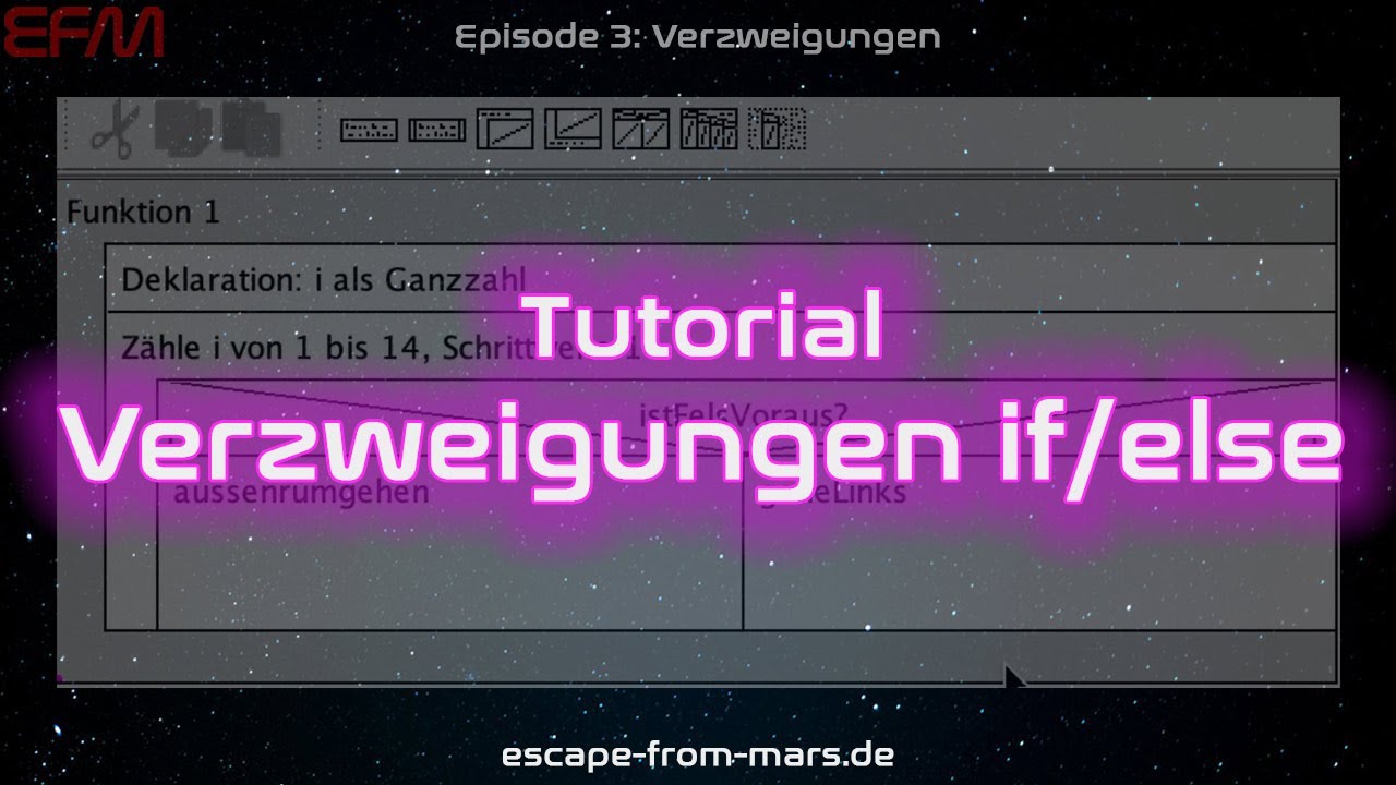 EFM Tutorial E3M01 Verzweigungen/Alternativen - YouTube