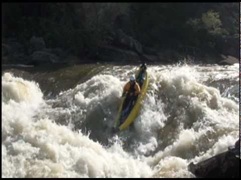 Huge Drop at "Lost Paddle" | Gauley River - YouTube