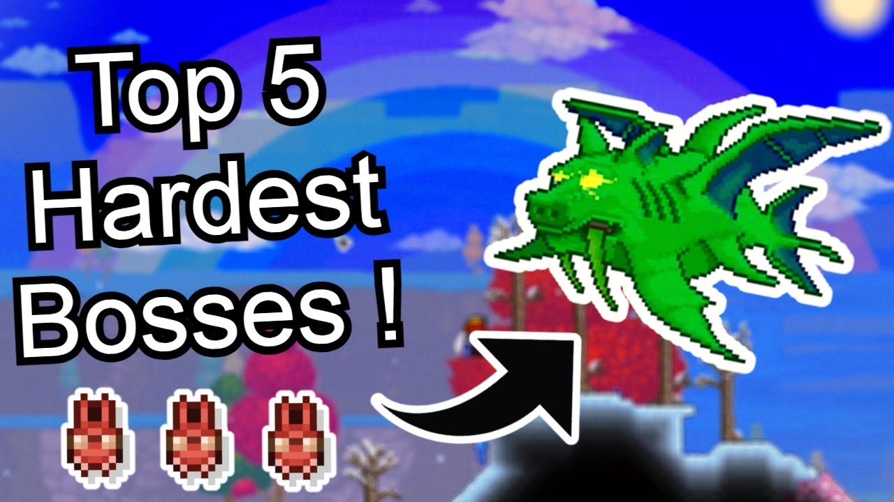 Terraria 1.4 Top 5 HARDEST Bosses! | PC, Console & Mobile Hard Bosses ...