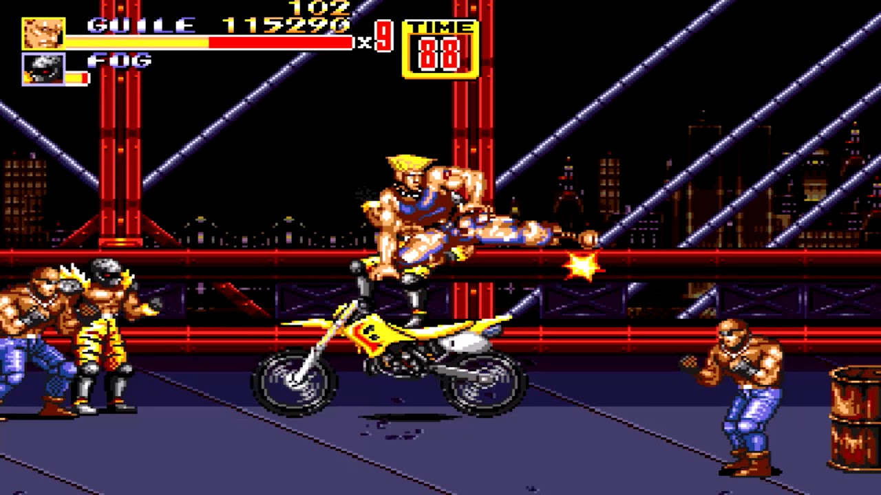 Streets Of Rage 2 - Guile Mod Playthrough - YouTube