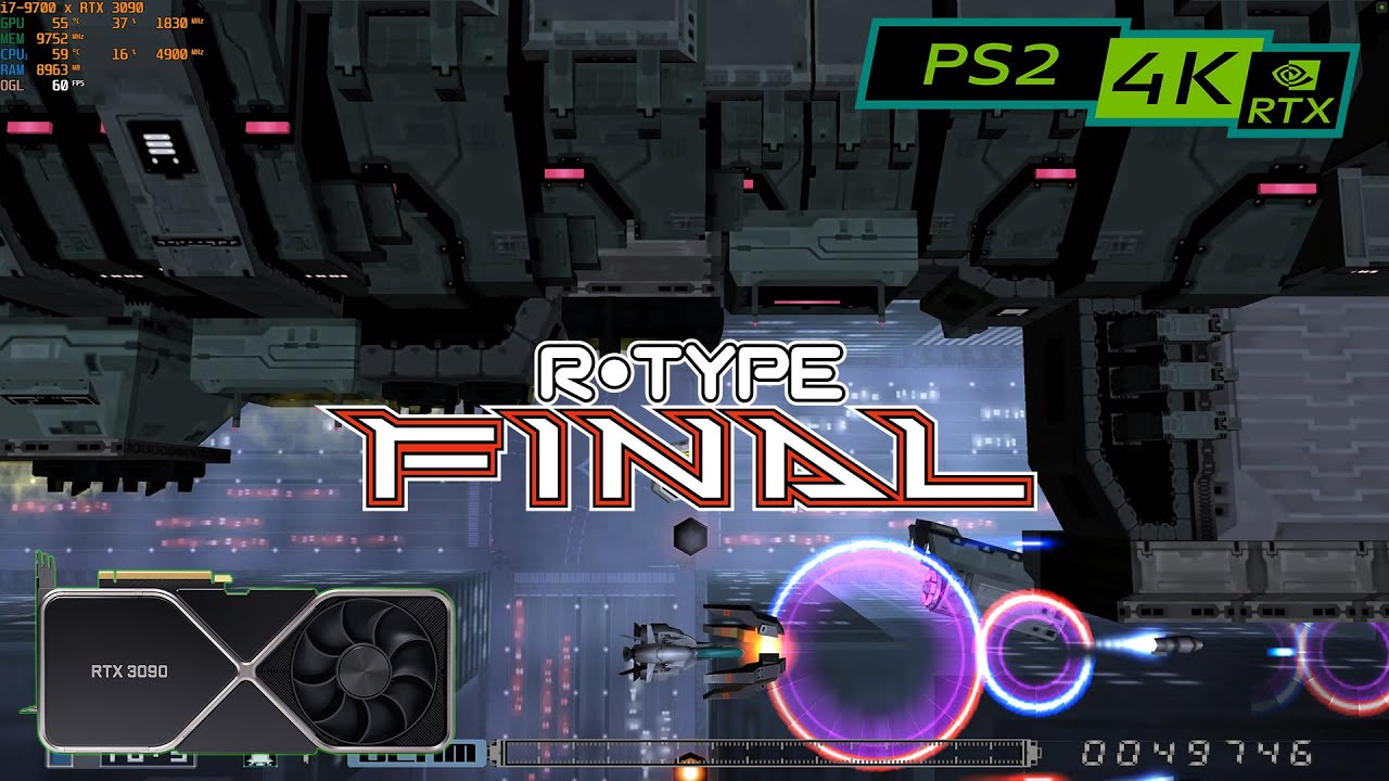 R-TYPE FINAL / RTX 3090 4K / PS2 emulator PCSX2 OPENGL - YouTube