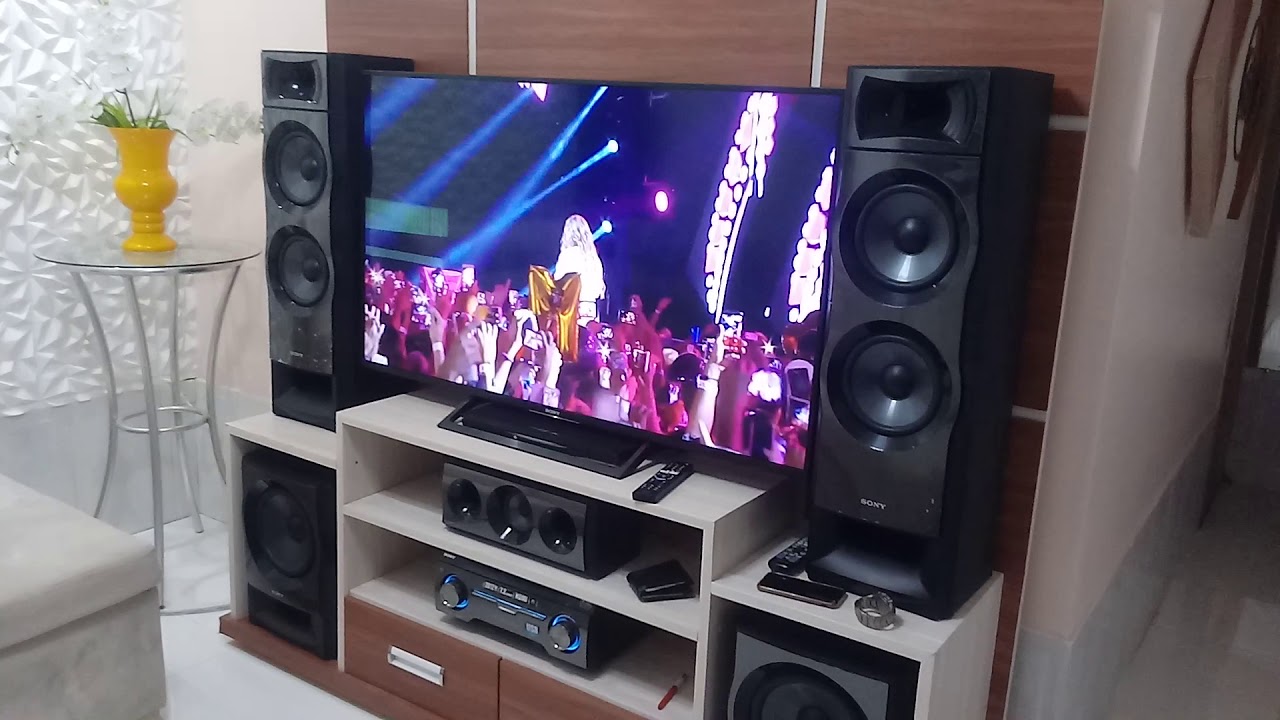 Home Theater Sony MUTEKI M7 7.2 2012W - YouTube