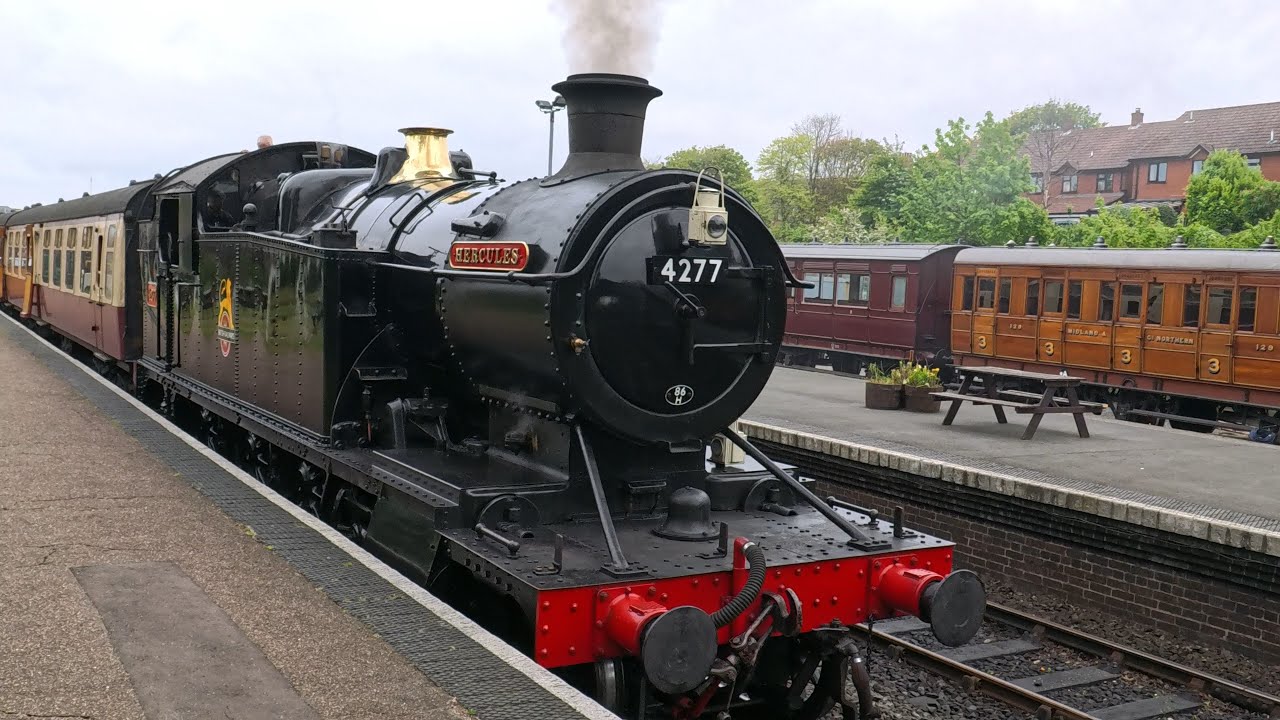 GWR Class 42XX No 4277 'Hercules' - YouTube