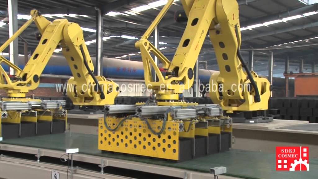 China's most advanced production line of brick production line - YouTube