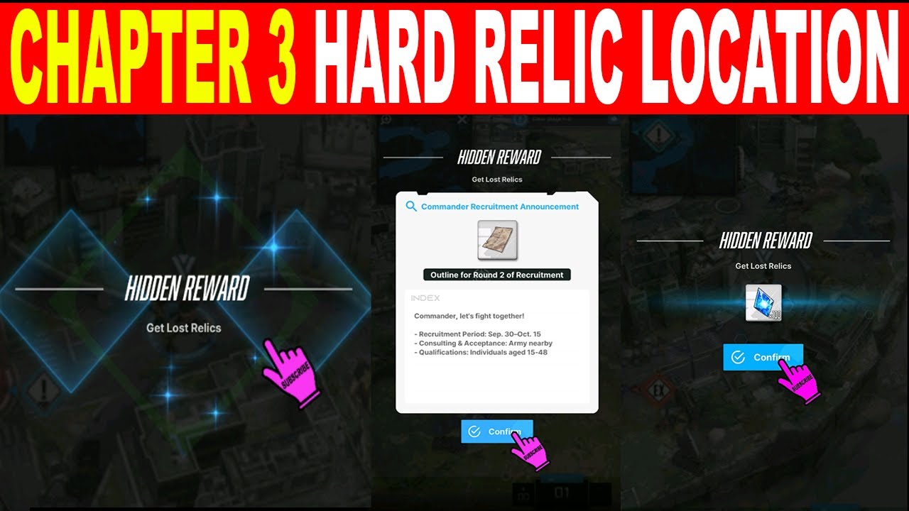 Nikke All Hard Mode Chapter 3 Lost Relics Location Hidden Reward Guide Nikke Goddess Of Victory ...