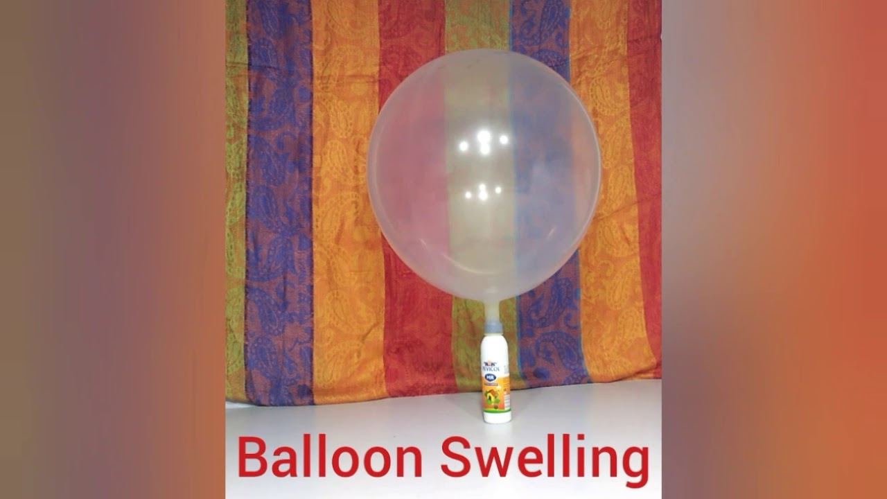 Fevicol bloating a balloon - YouTube