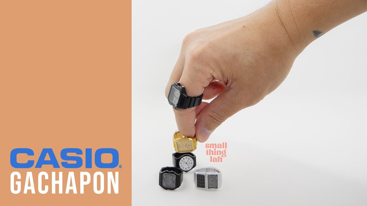 Casio Miniature Watch Ring (Gashapon - STASTO) - YouTube