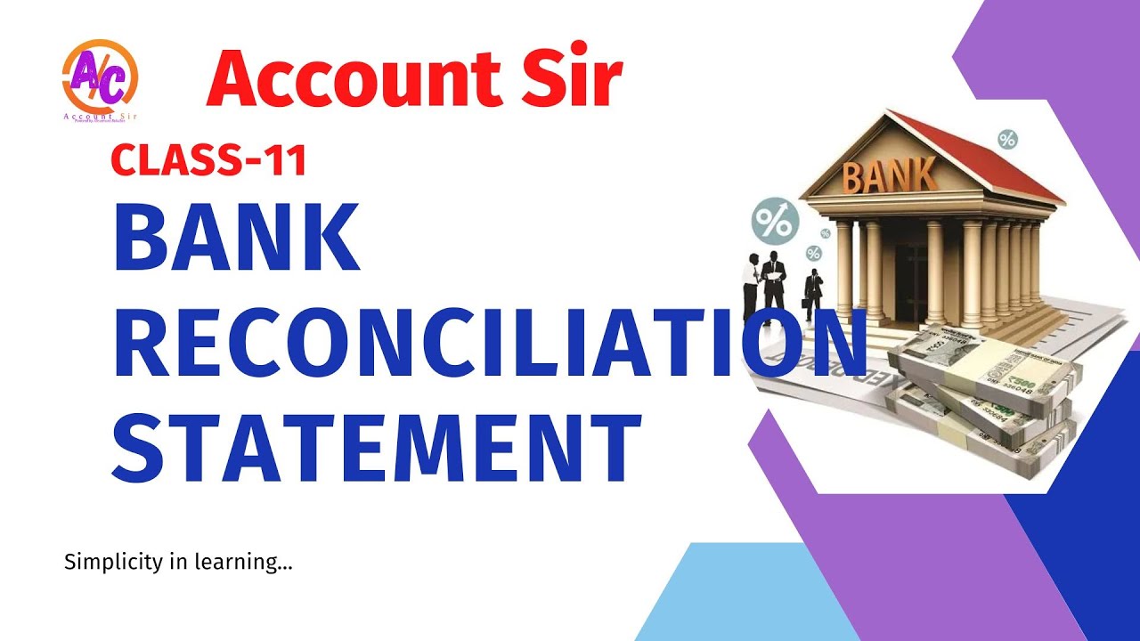 Bank Reconciliation Statement - Basic || 11-08-01 - YouTube
