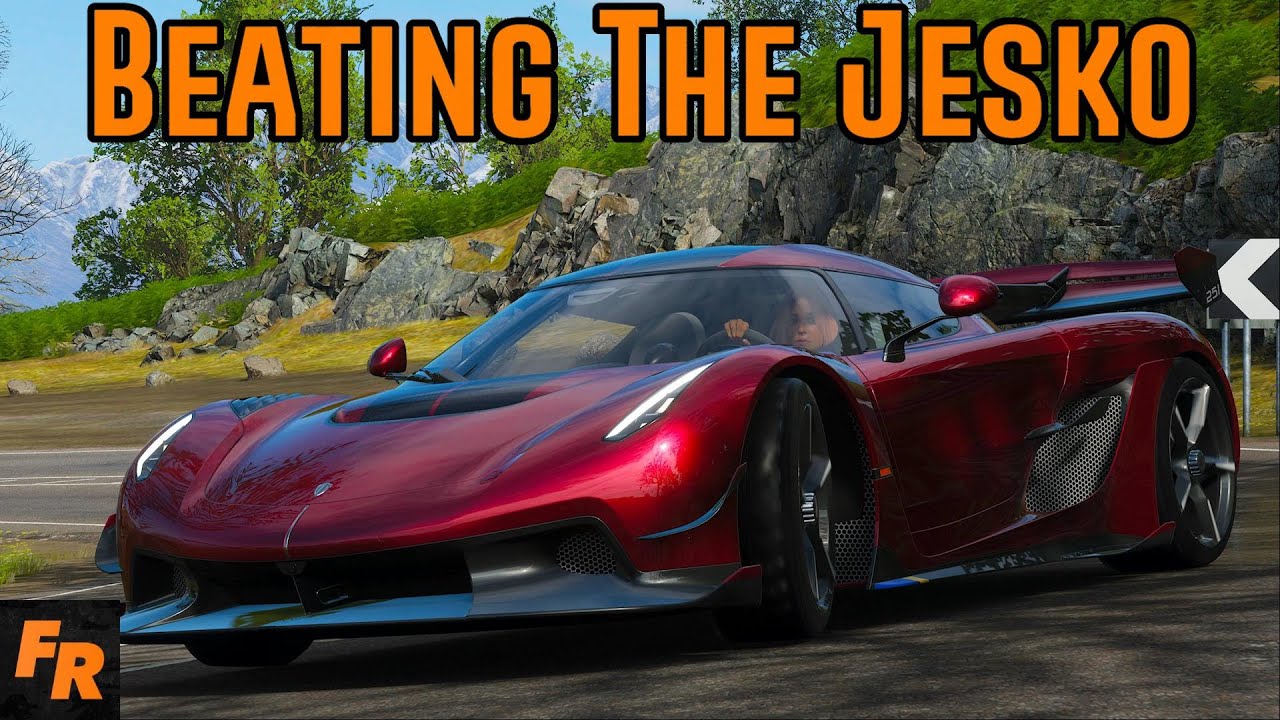 Beating The Jesko - Forza Horizon 4 - YouTube