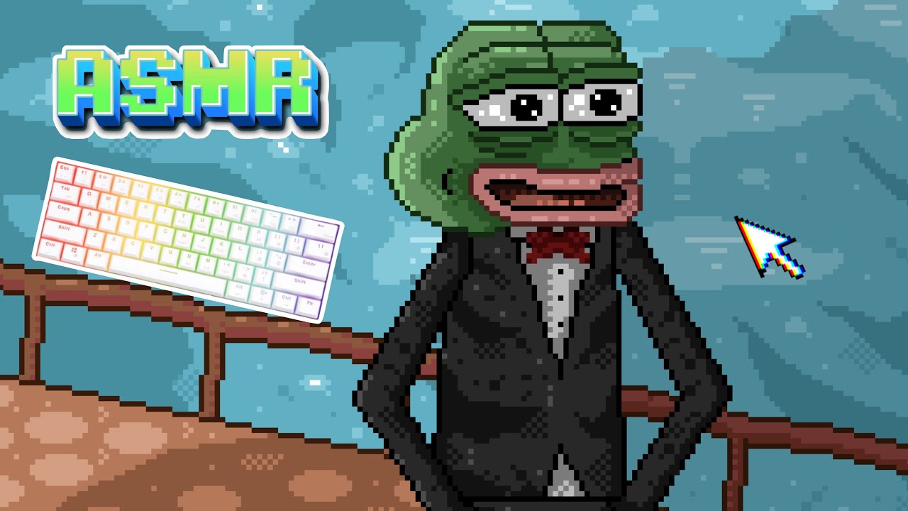 10 MIN Relaxing Pixel Art ASMR (Keyboard Sounds) - YouTube