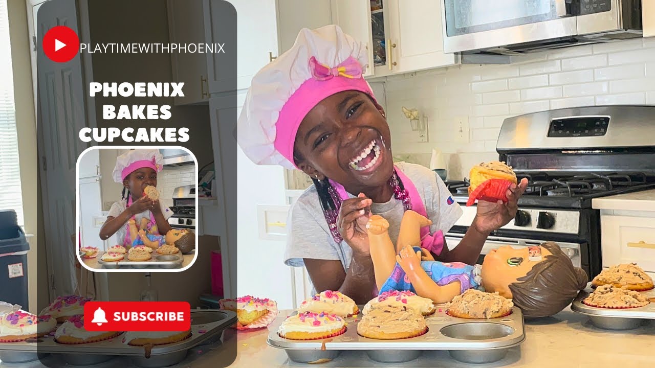 Phoenix Bakes Cupcakes and Has An Icing Contest - YouTube