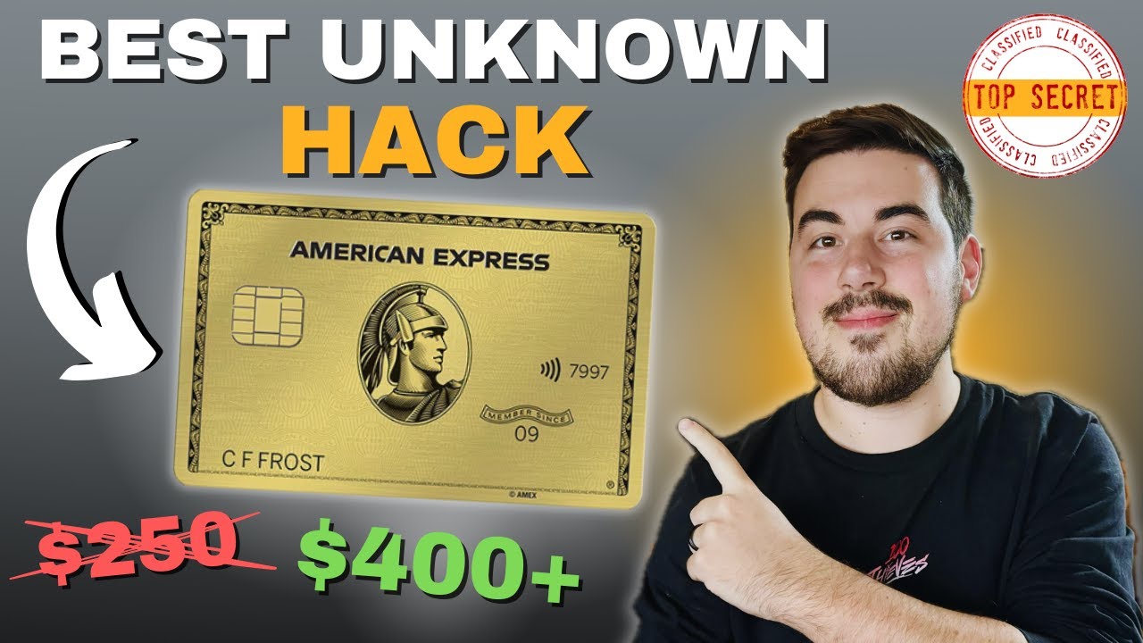 The CRAZIEST Amex Gold Hack - How To Get OVER $400 In Value With The ...