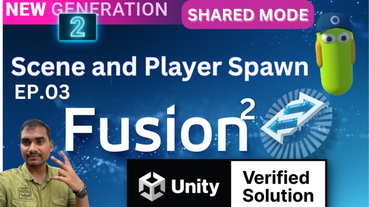Photon Fusion 2 Shared Mode Unity Multiplayer Basics Tutorial Ep03 Scene Set Up And Player