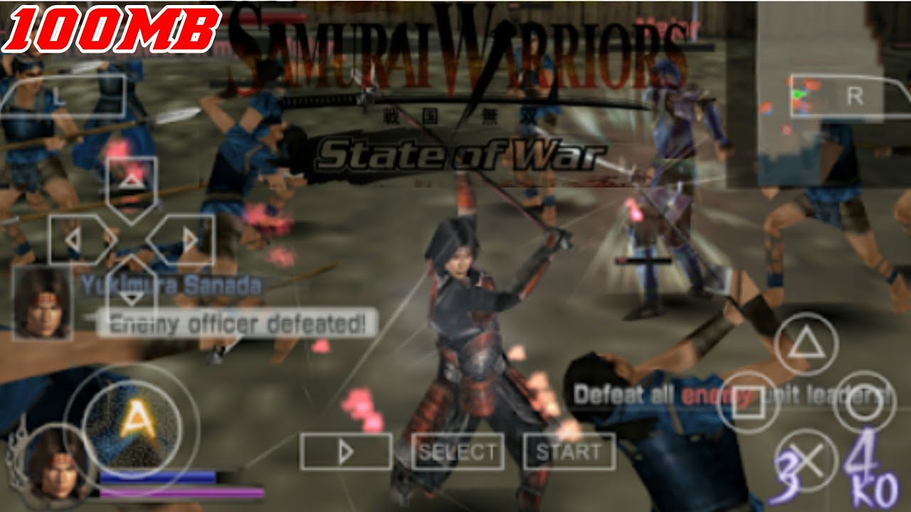 Cara download dan instal game"Samurai Warriors"offline(emu ppsspp ...
