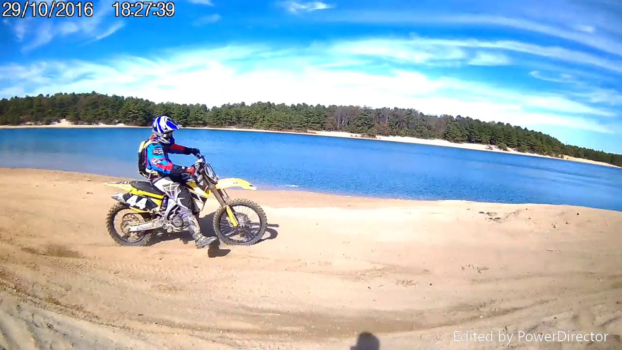 ripping the pits around crystal lake/sarco nj. (SICK ATV RUNNING ON ...