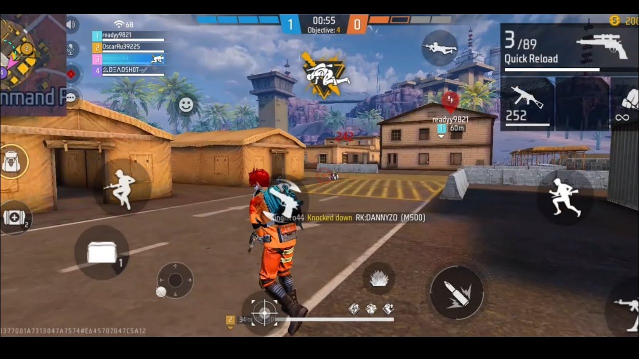 FREE FIRE CS-RANKED PUSH GEMPLEY VIDEO - YouTube