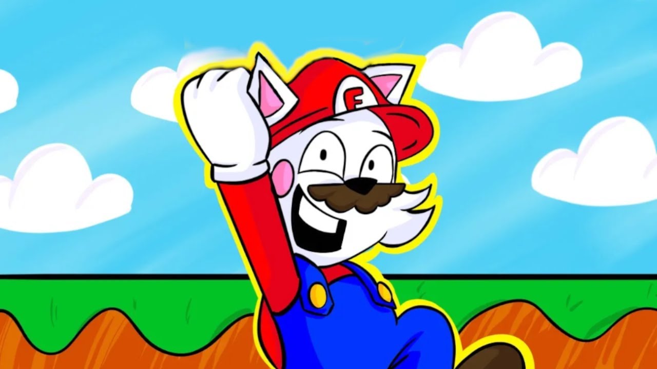 Funtime Foxy Becomes Super Mario In Minecraft FNAF - YouTube