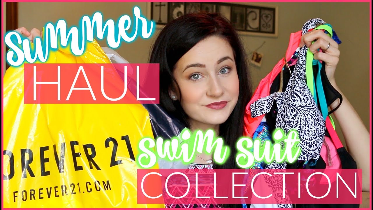 Summer Haul + Swimsuit Collection!! 2016 - YouTube