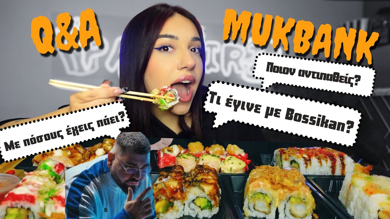 SUSHI MUKBANG - Q&A part 1 - YouTube