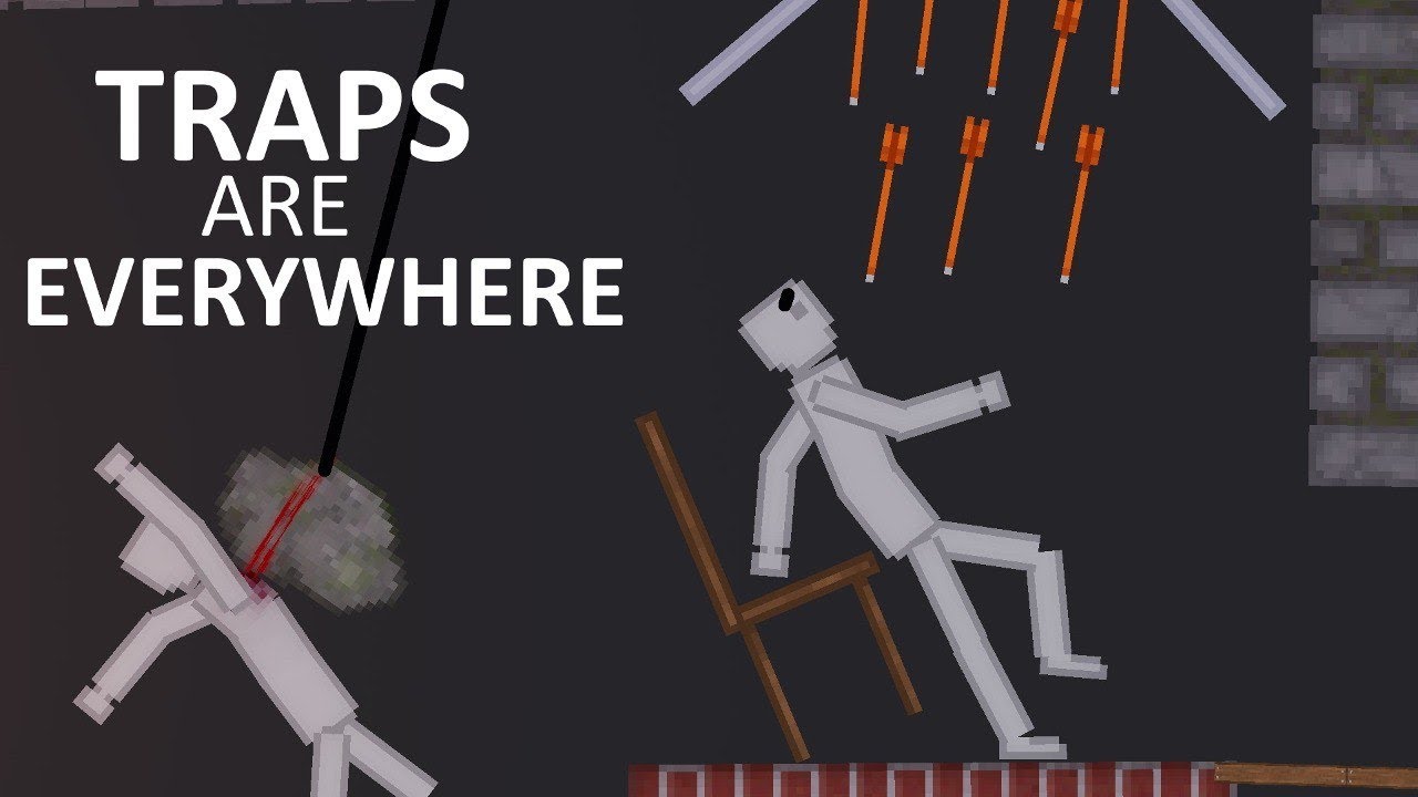 House With Traps In People Playground - YouTube