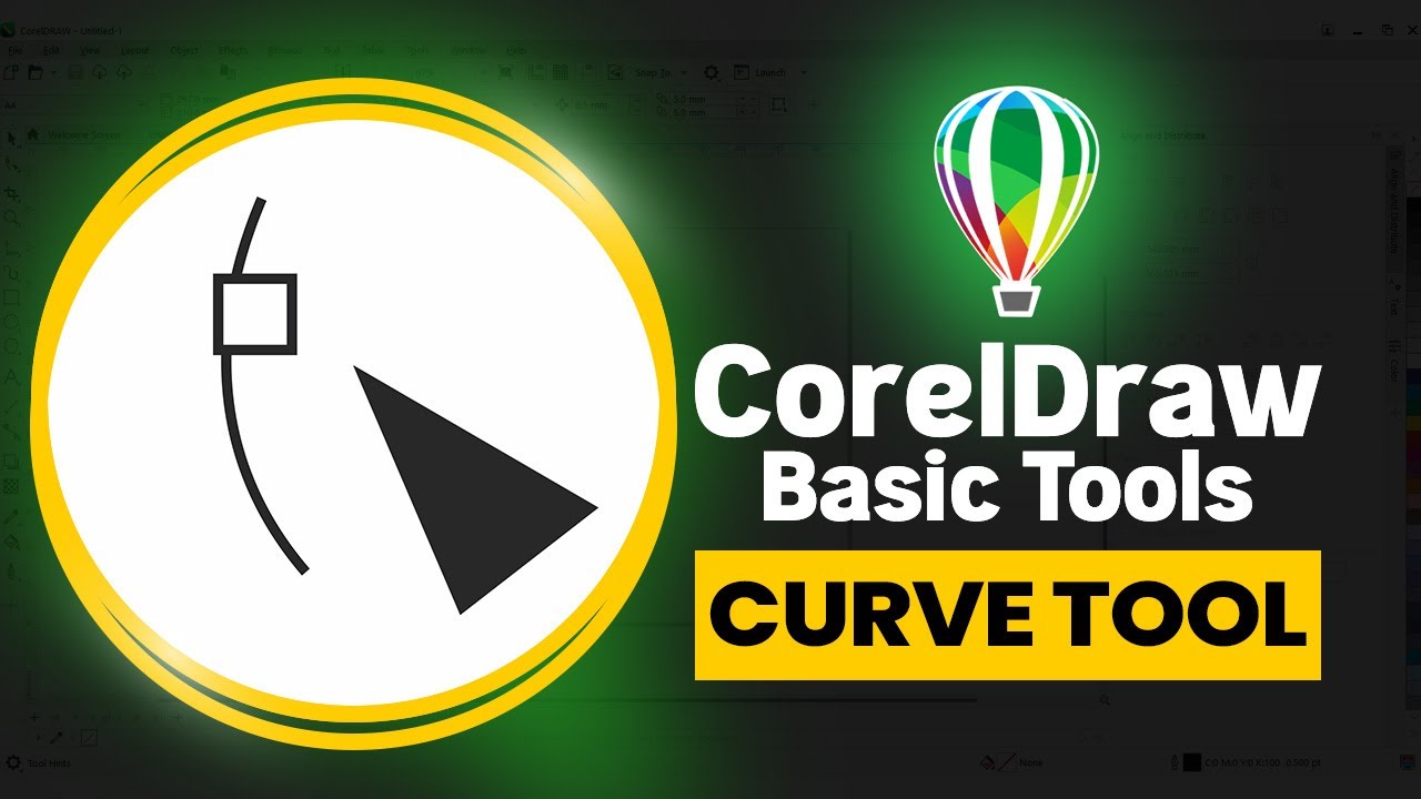 The Curve Tool in CorelDraw - Unleash Your Creativity - YouTube
