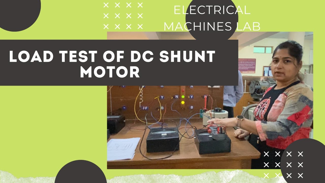 Load test on DC Shunt Motor - YouTube