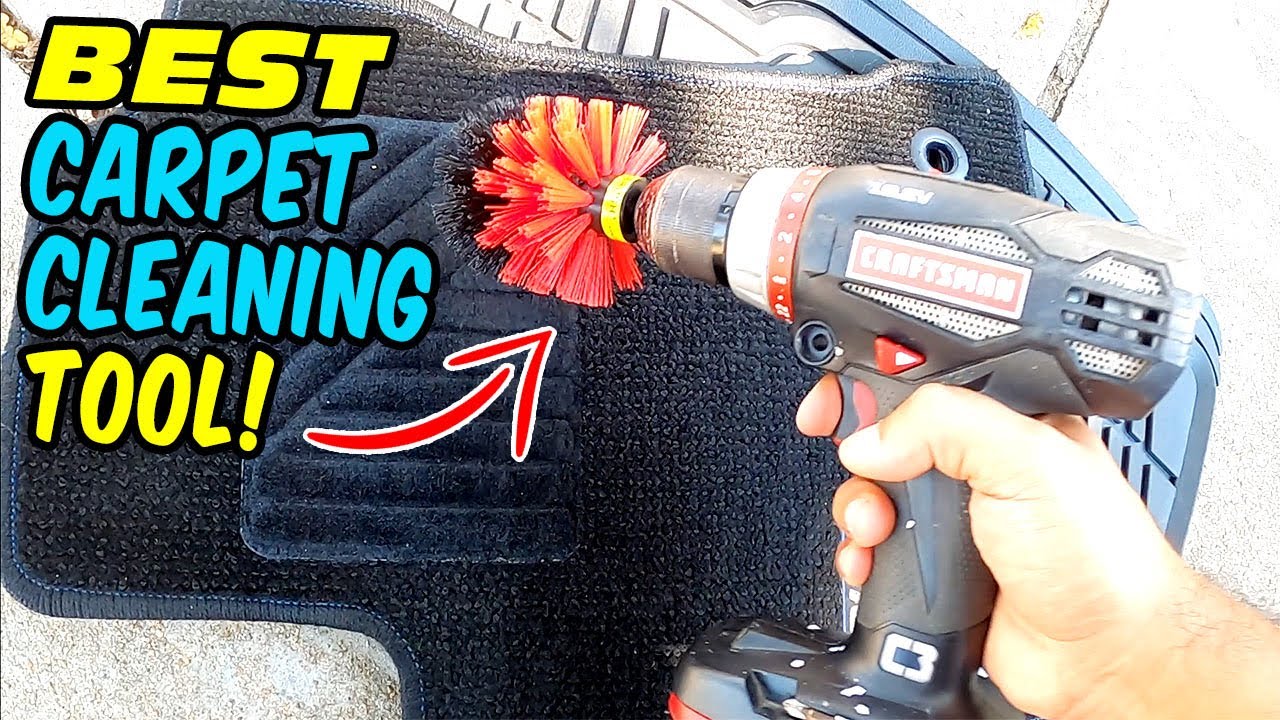 Best Car Interior Carpet cleaning Tool - BRUSH DRILL REVIEW - YouTube