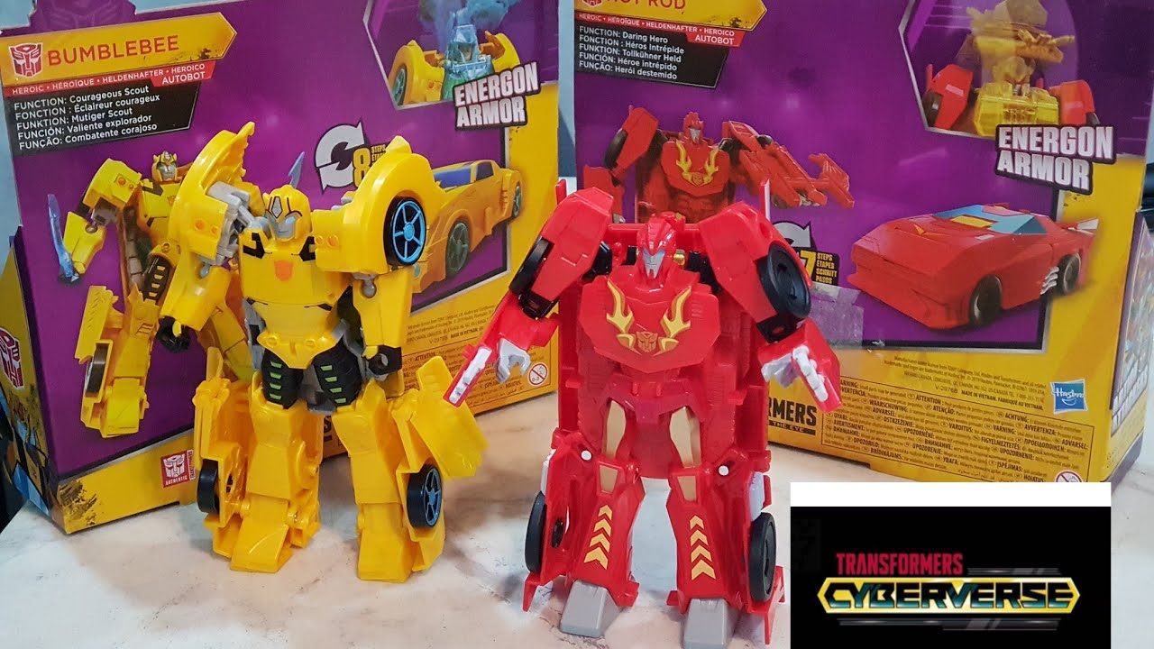 Bumblebee and Hot rod | Transformers: Cyberverse - YouTube