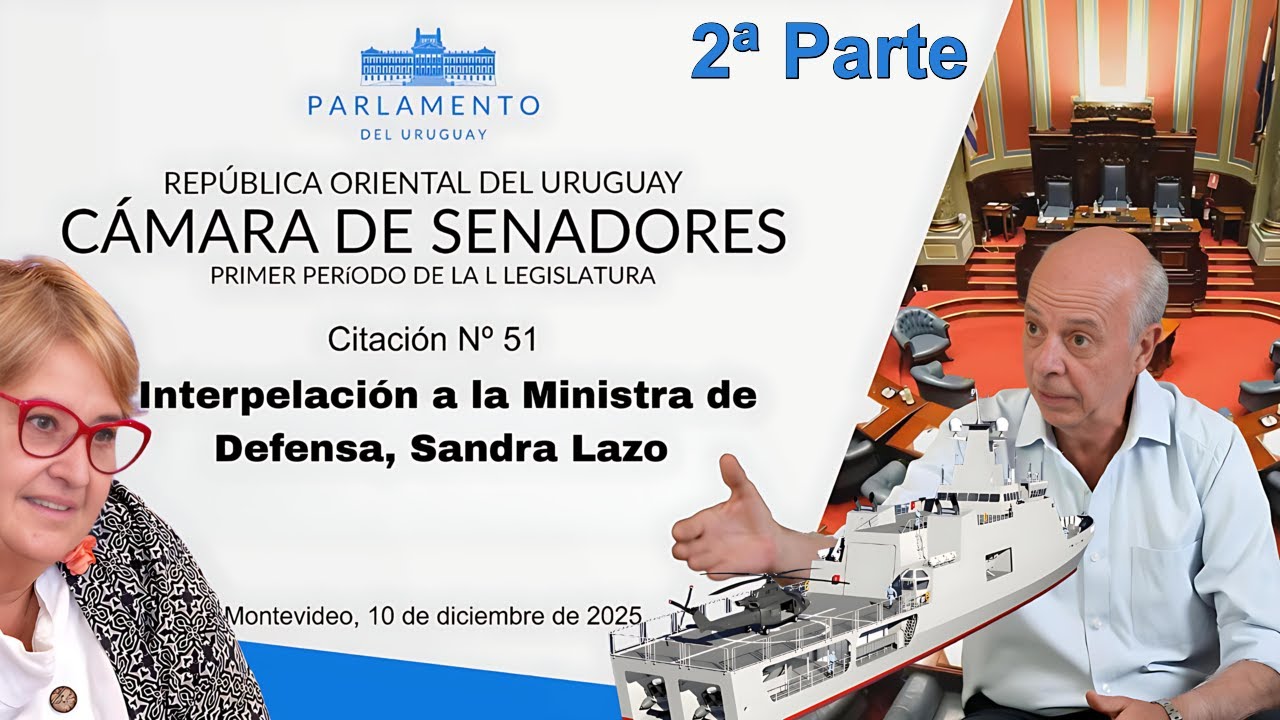 Cámara de Senadores, Interpelación Sandra Lazo - 10 diciembre 2025 - 2ª ...
