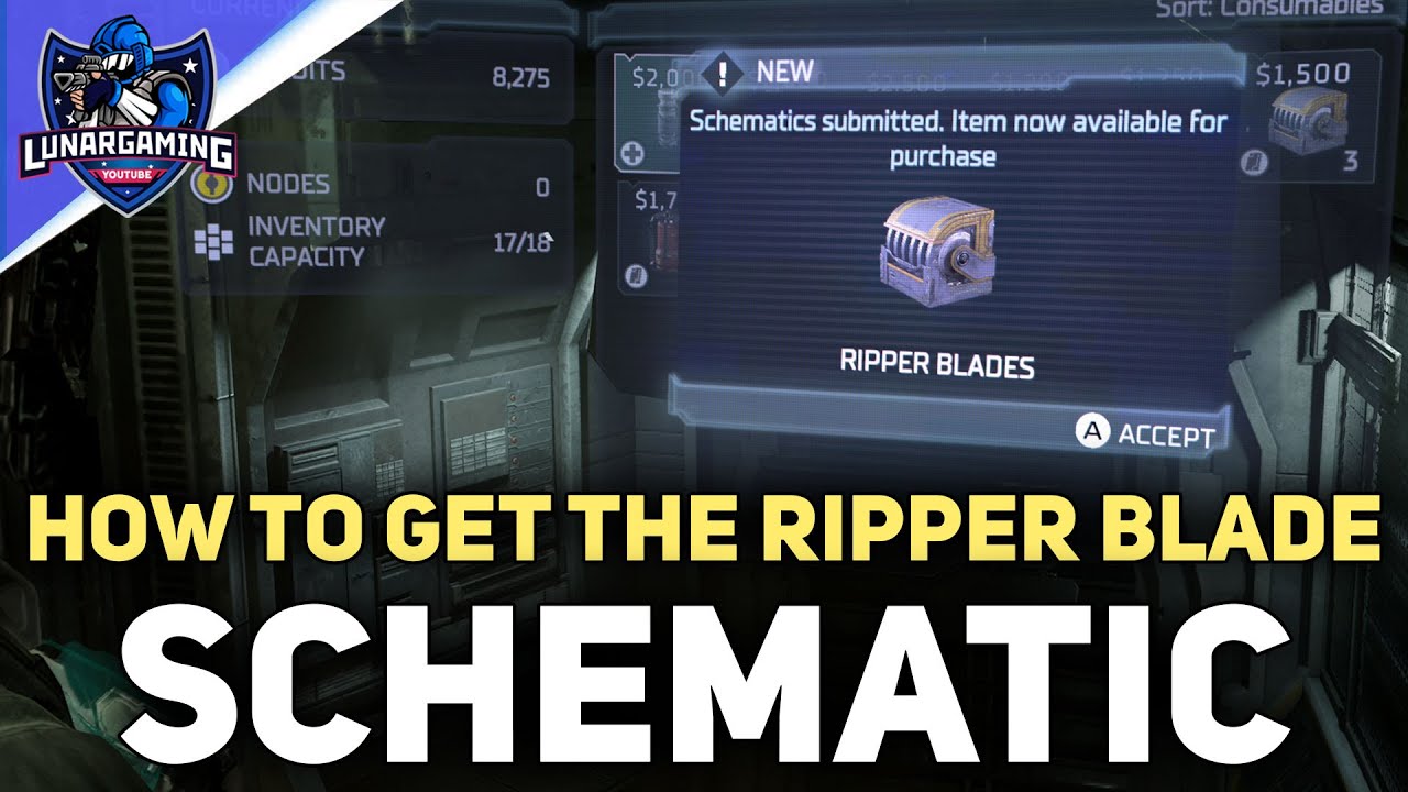 How To Get The Ripper Blades Schematic - Dead Space Remake 2023 - YouTube