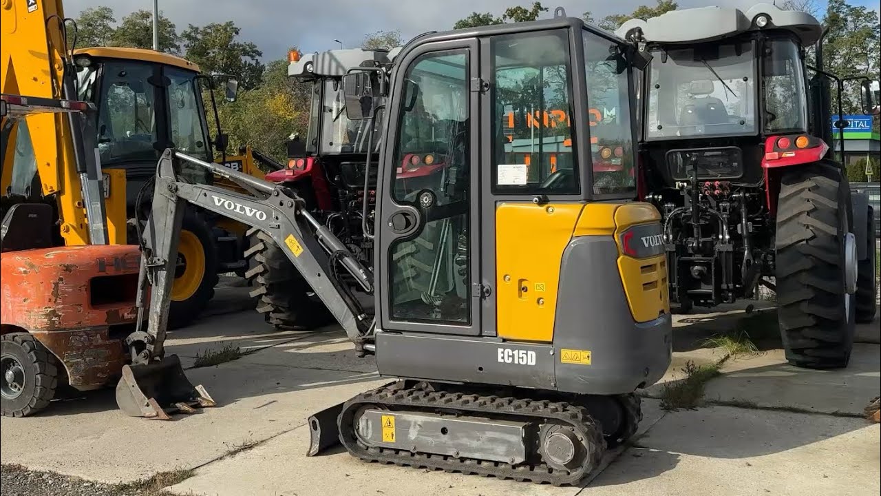 На продаж міні-екскаватор VOLVO EC15D, 2017 рік, 0985023030 - YouTube