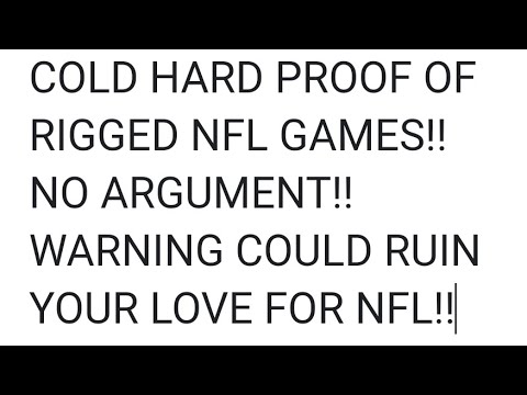 PROOF OF NFL RIGGED GAMES! EXAMPLES OF RIGGED PLAYS FROM PLAYOFFS ...