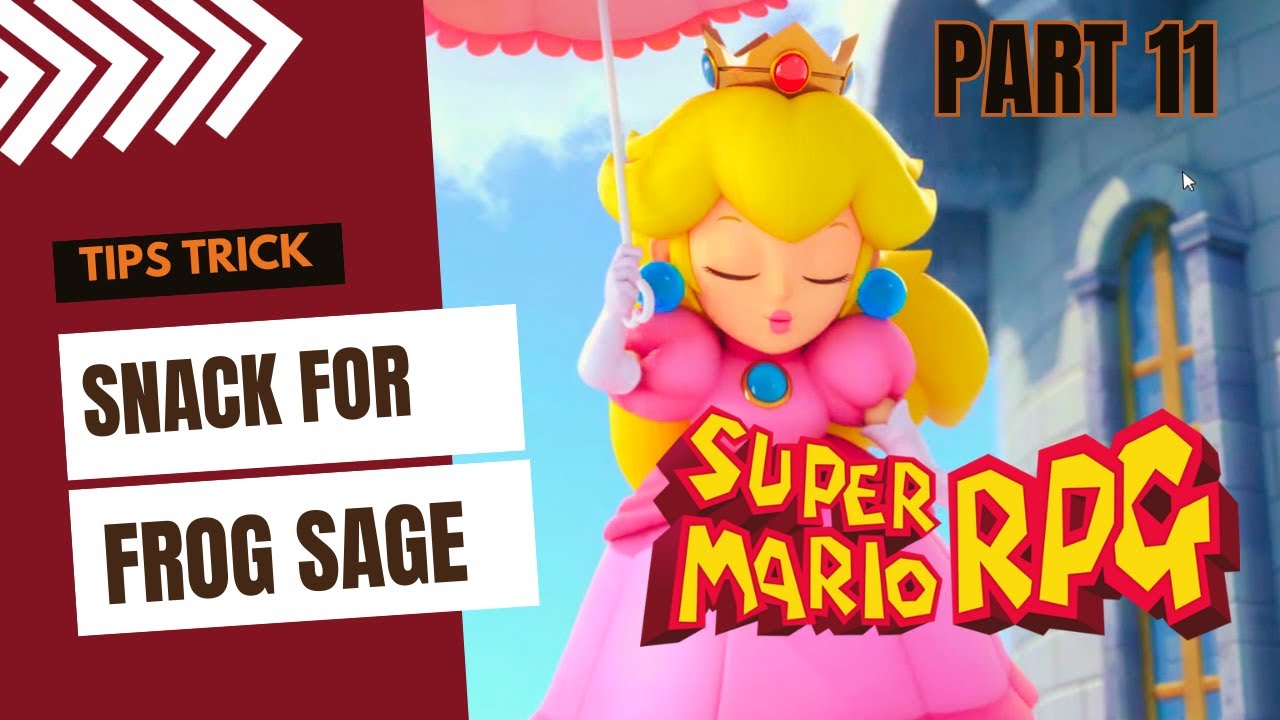 HOW TO GET CRICKET PIE SNACKS FOR FROG SAGE SUPER MARIO RPG GAMEPLAY ...