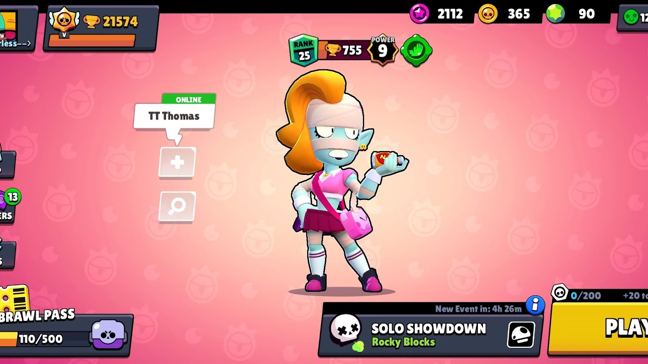 Brawl Stars-EMZ Rank 25 - Without losing 😎 - YouTube