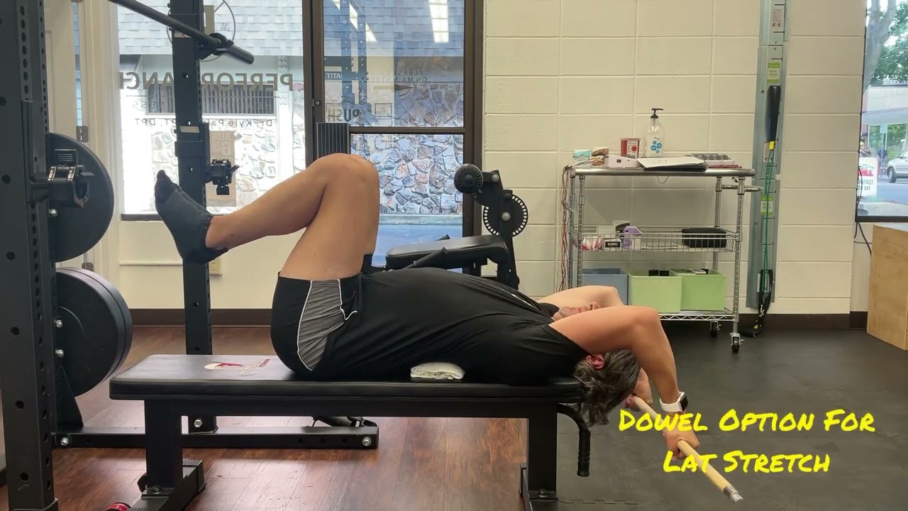 Supine Thoracic Extension - YouTube